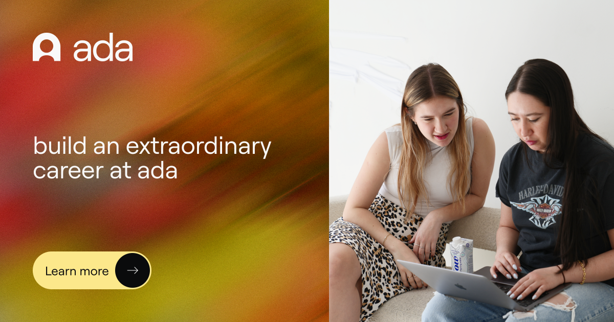 Join Our Team | Careers | Ada