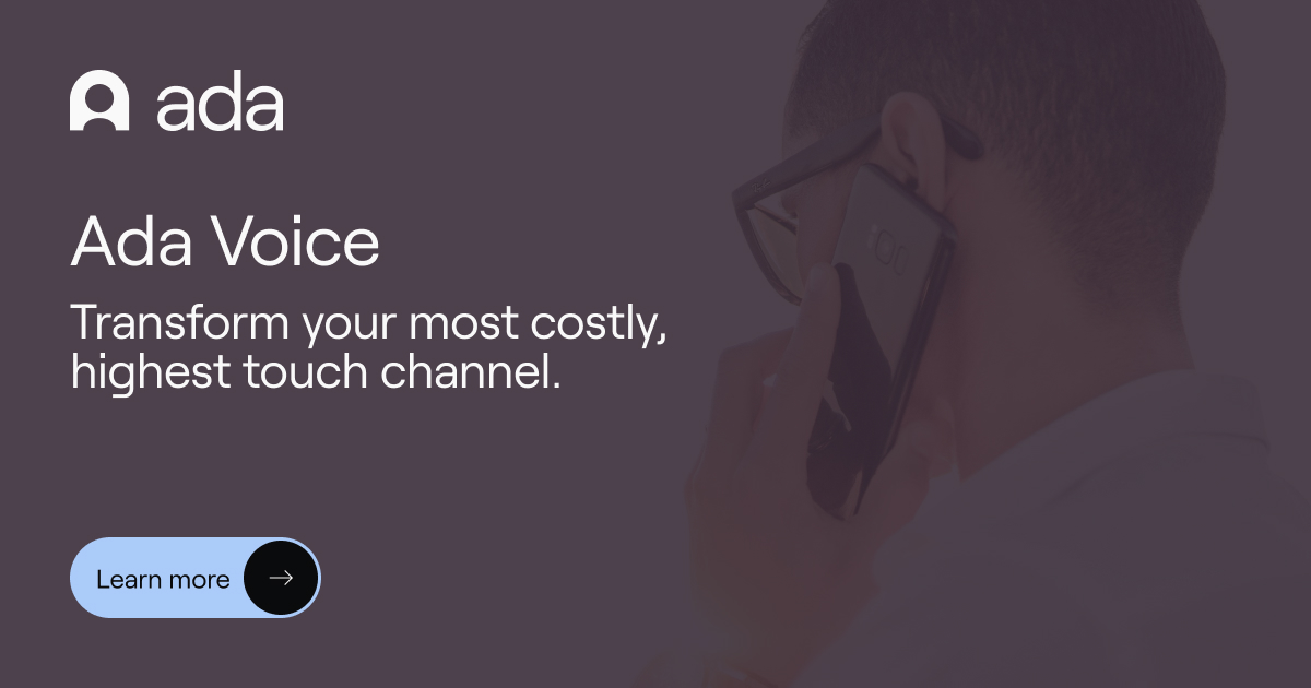 AI Voice Agents for Customer Service | ada
